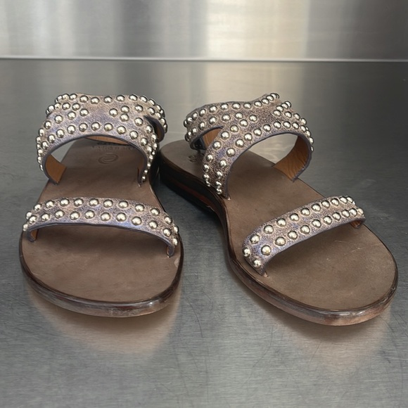 Calleen Cordero | Shoes | Calleen Cordero Mesa Sandals In Shimmering ...